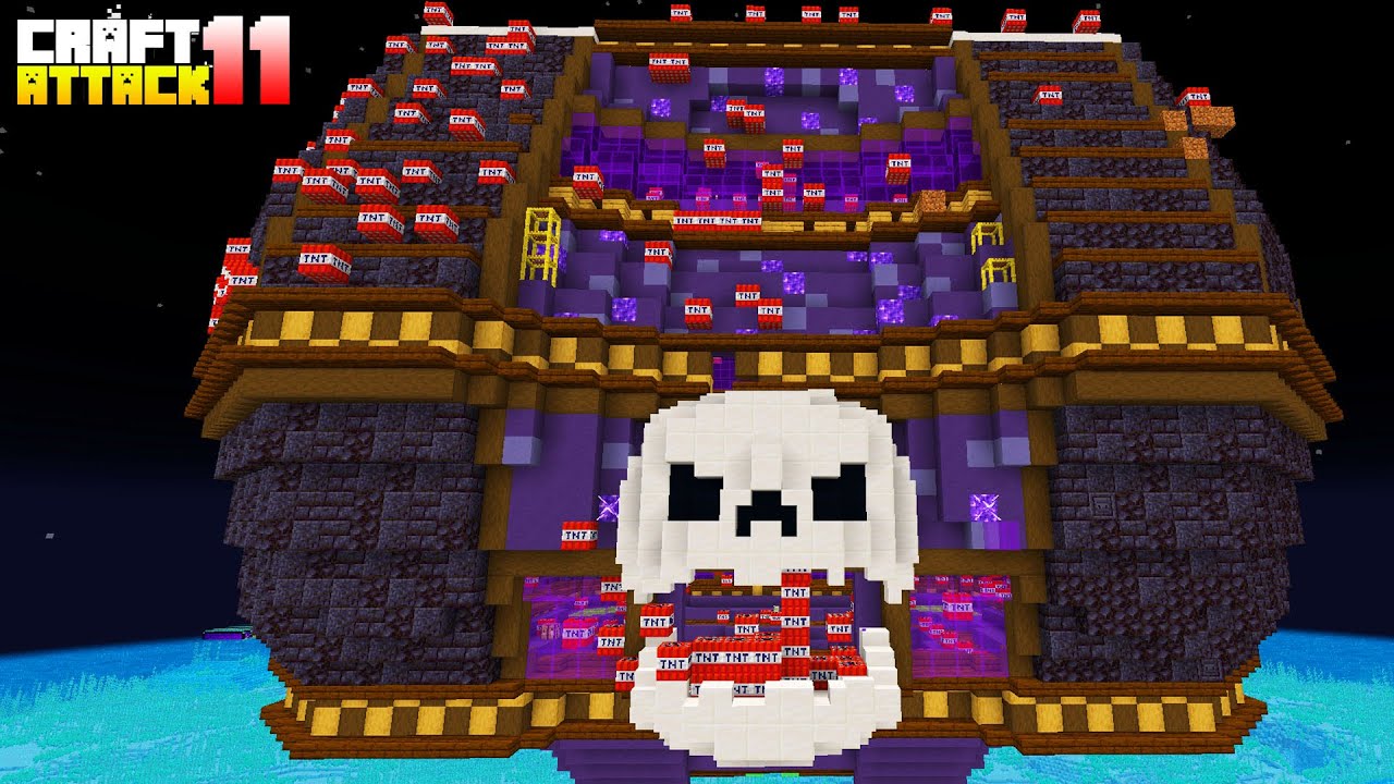 PAPAPLATTE SPRENGT SEINE KOMPLETTE BASE IN DIE LUFT! - Minecraft Craft ...