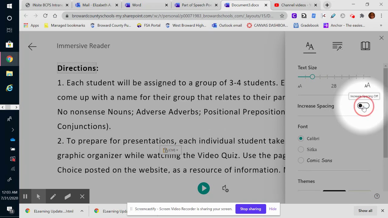 Immersive Reader - YouTube