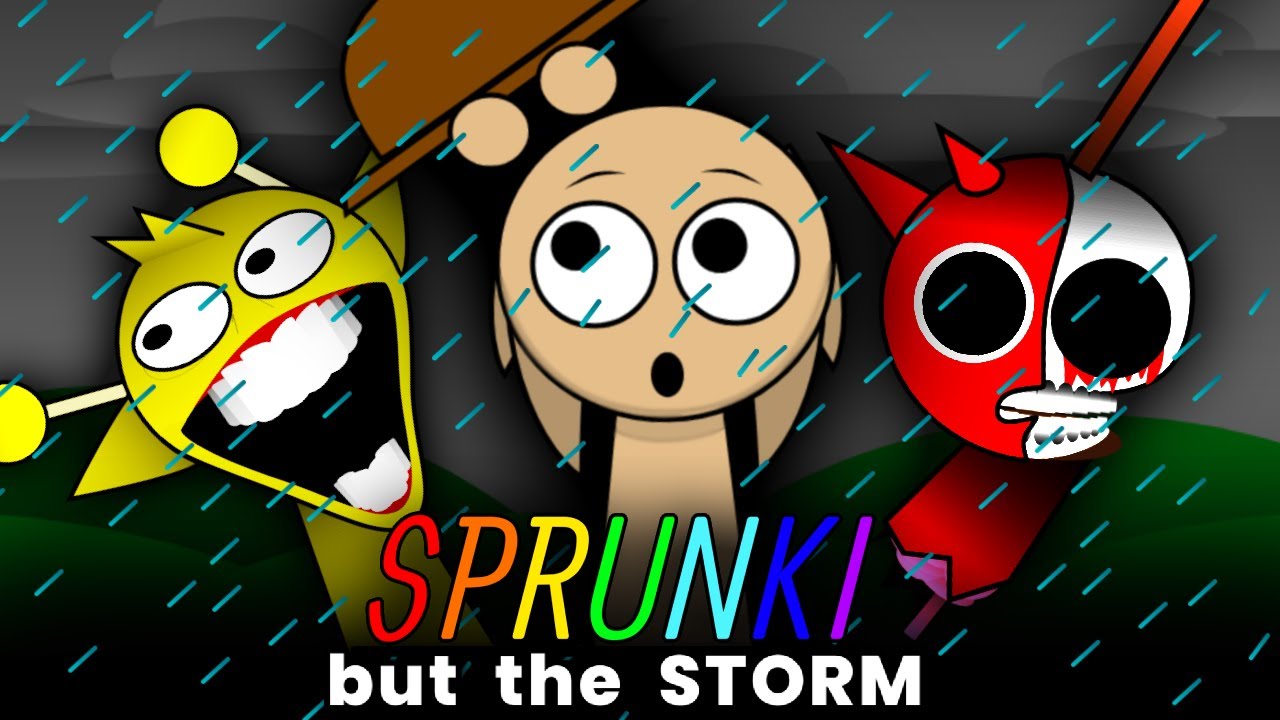 Sprunki But The STORM Version | TORNADO Hurricane - YouTube