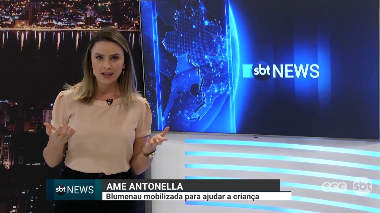 AME Antonella: Blumenau está mobilizado para ajudar criança - YouTube
