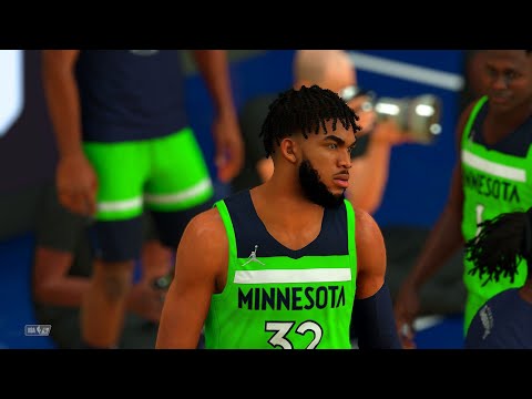 NBA 2K22 - Atlanta Hawks vs. Minnesota Timberwolves [1080p 60 FPS]