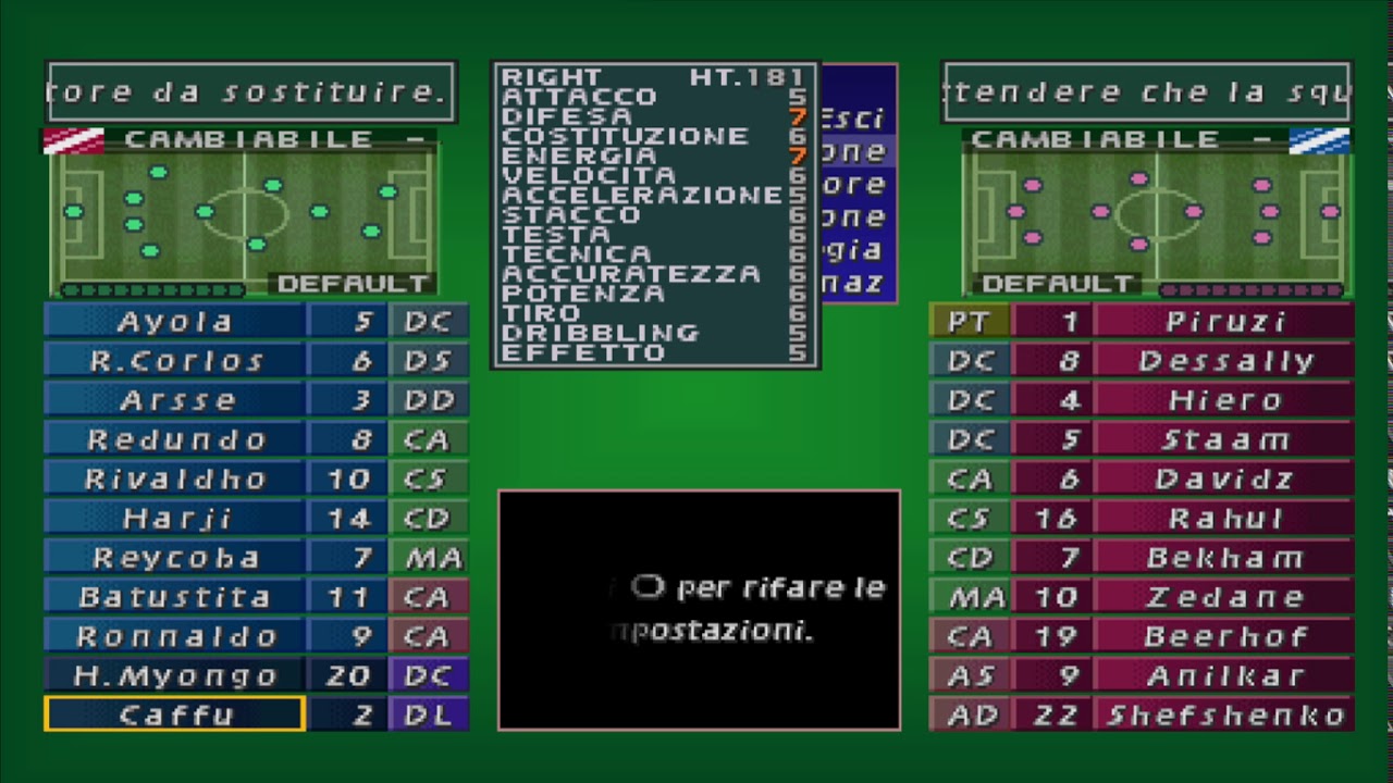 World All Stars - ISS Pro Evolution - YouTube