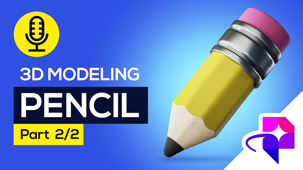 EASY 3D Stylized Pencil Modeling [2/2] - YouTube