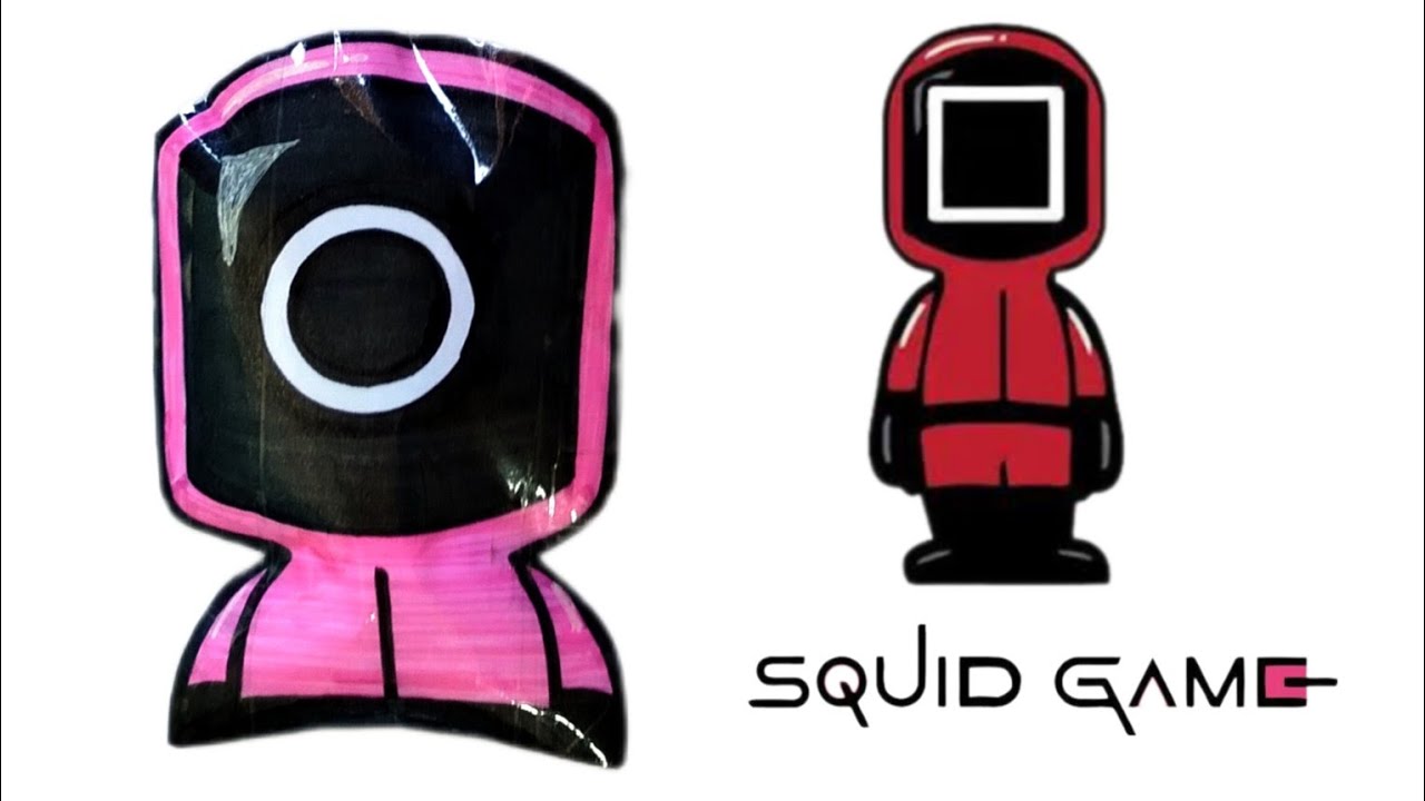 Squid Game 2 Guard Squishy Tutorial | DIY Squid Game Paper Squishy ...