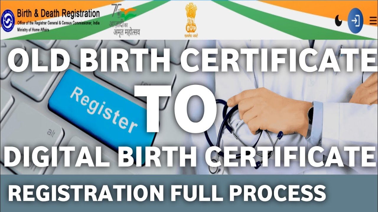 Birth Certificate Portal Registration || Civil Registration System ...