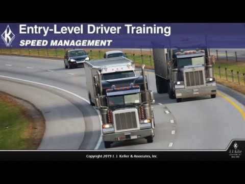 Entry-Level Driver Training: Speed Management - YouTube
