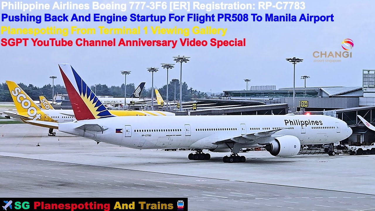 [Special Video] Philippine Airlines B777-3U3 [ER] REG: RP-C7783 ...