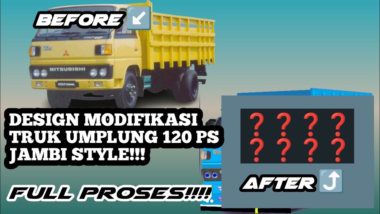 PROSES MODIF TRUK UMPLUNG GIMANA HASILNYA???? - YouTube