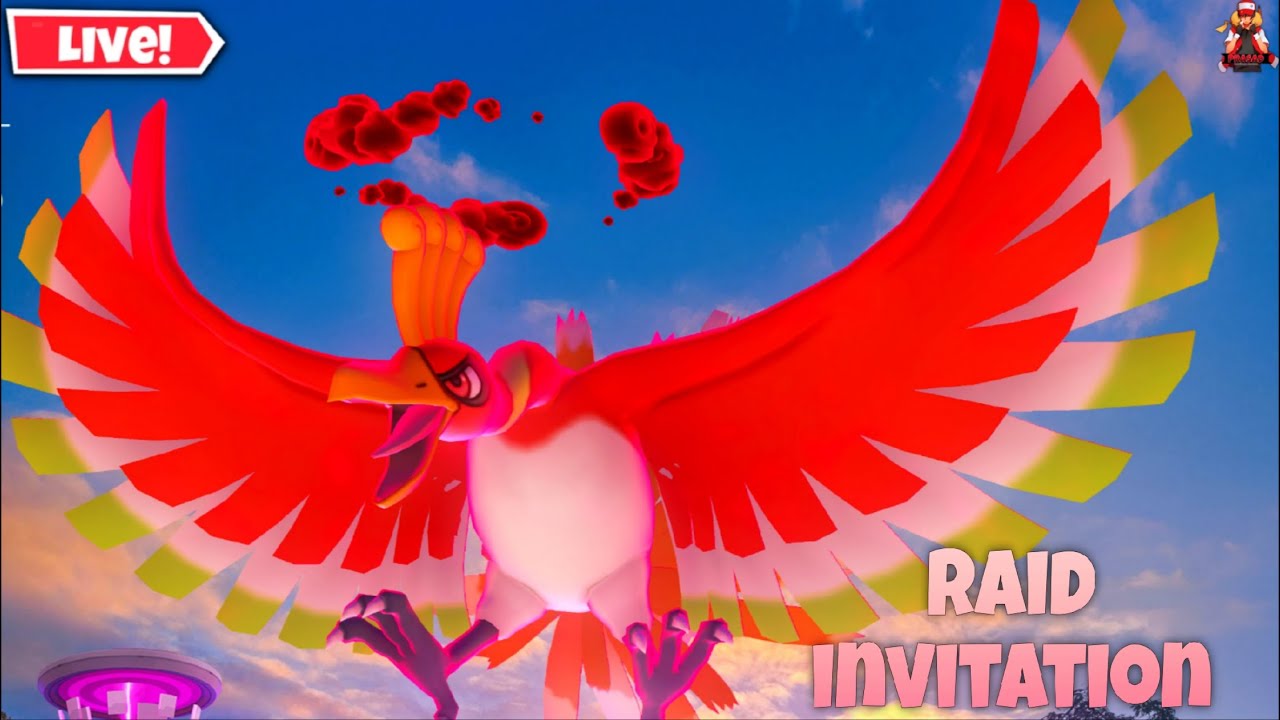 🔴 Live Dynamax Ho-Oh RAID INVITATION in #pokemongo | #raidinvite #live ...