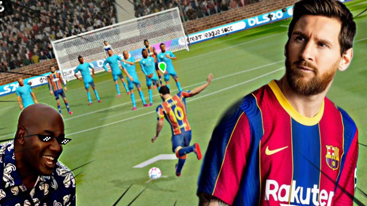 LIONEL MESSI SKILLS-GOALS & memes?😶 Dream League Soccer 20 | dls 20 ...