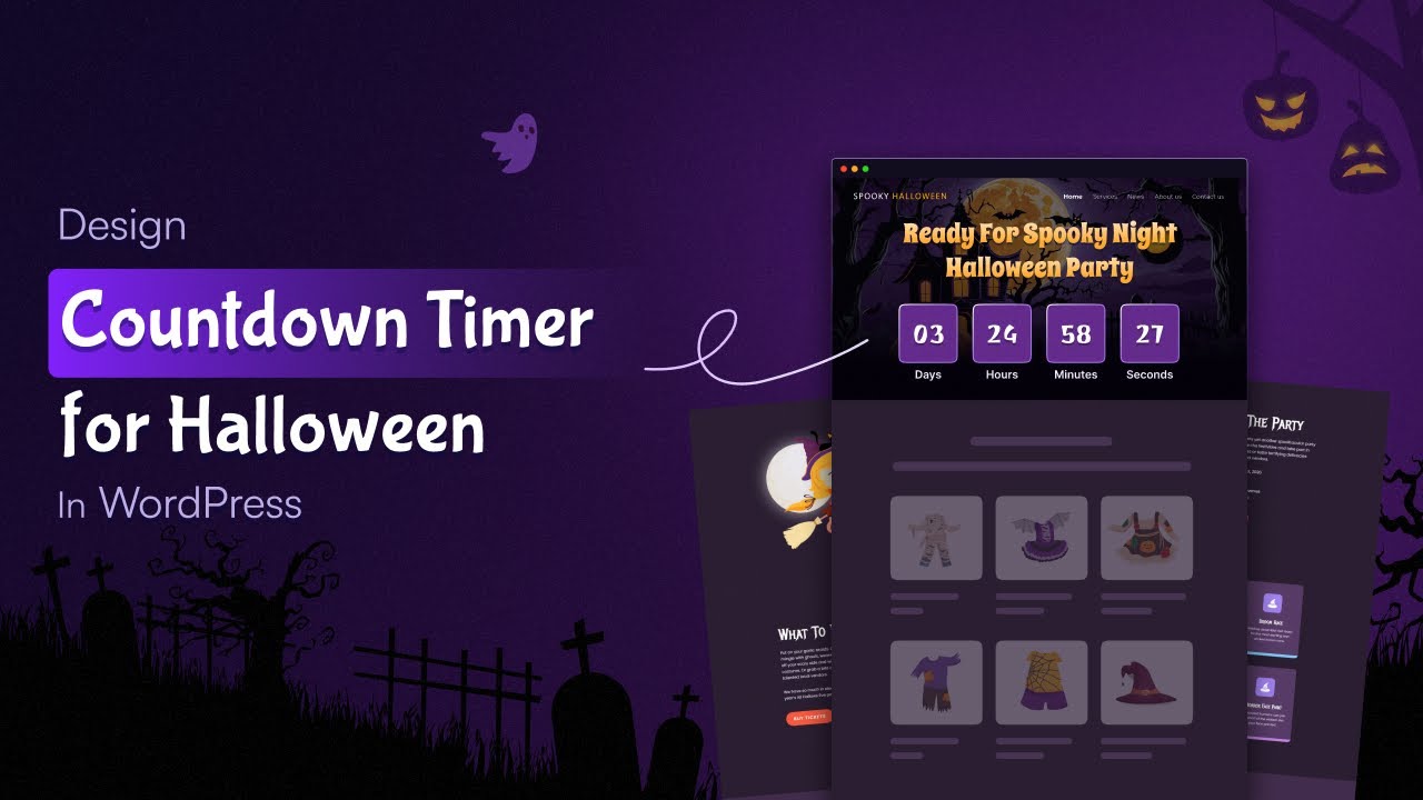 How to Design a Spooky, Eye-Catching Countdown Timer in WordPress This ...