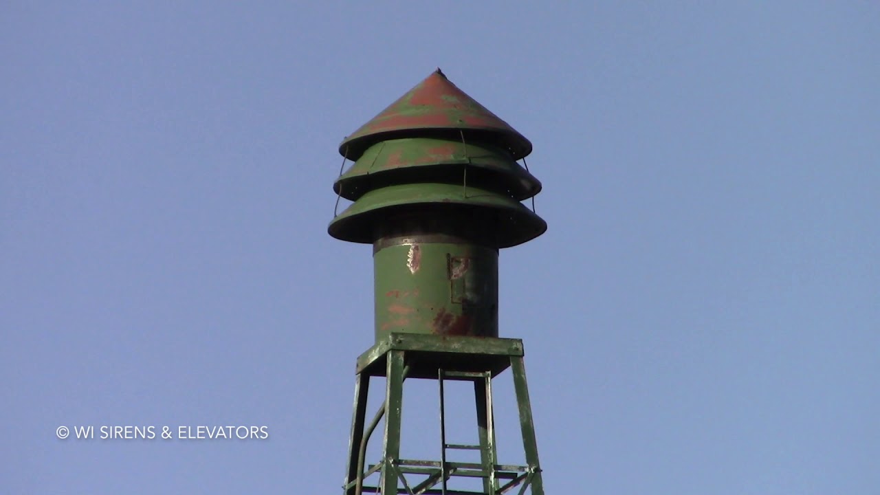 Federal Signal Model 7B Siren Test, Dover, WI - 3/6/21 - YouTube