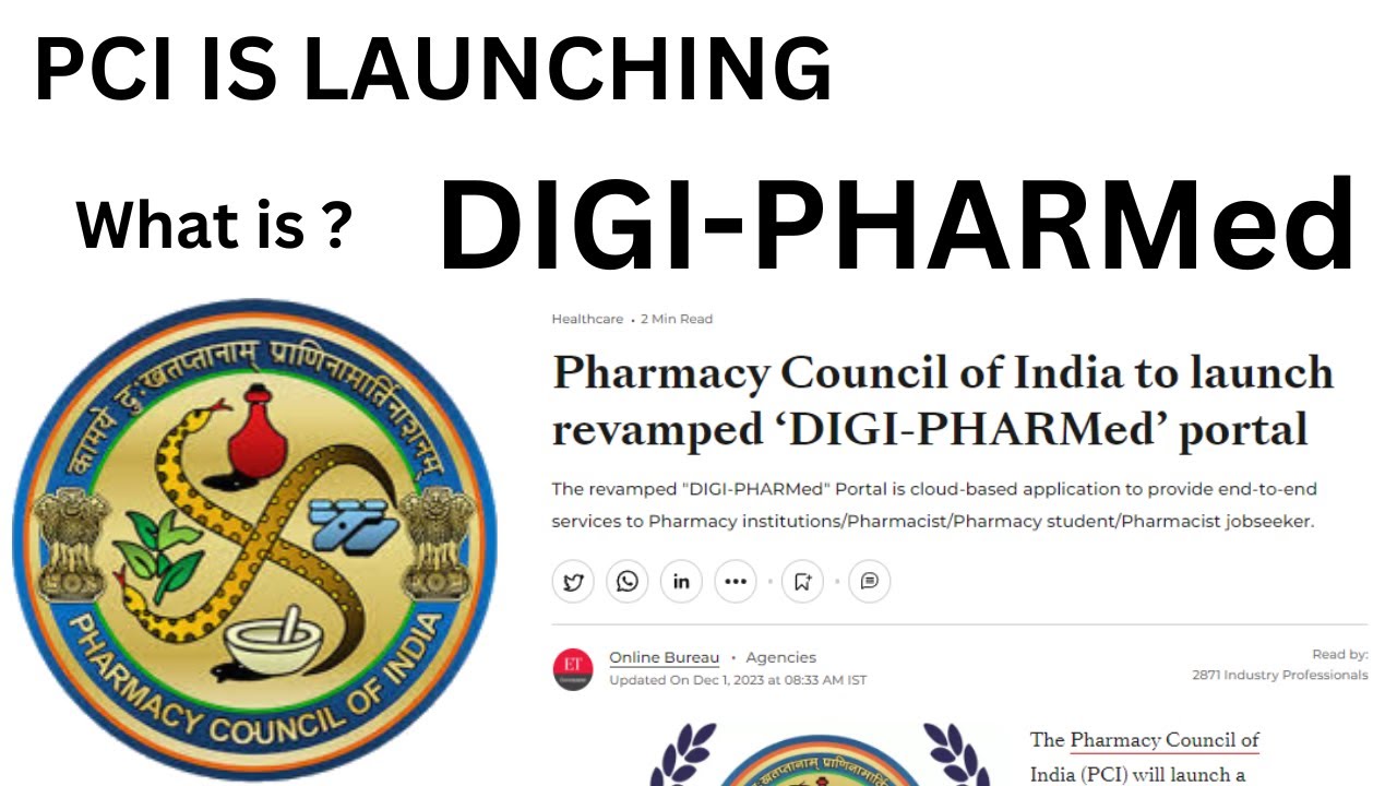 What is DIGI-PHARMED ? National Pharmacy Commission 2023 | PCI New ...
