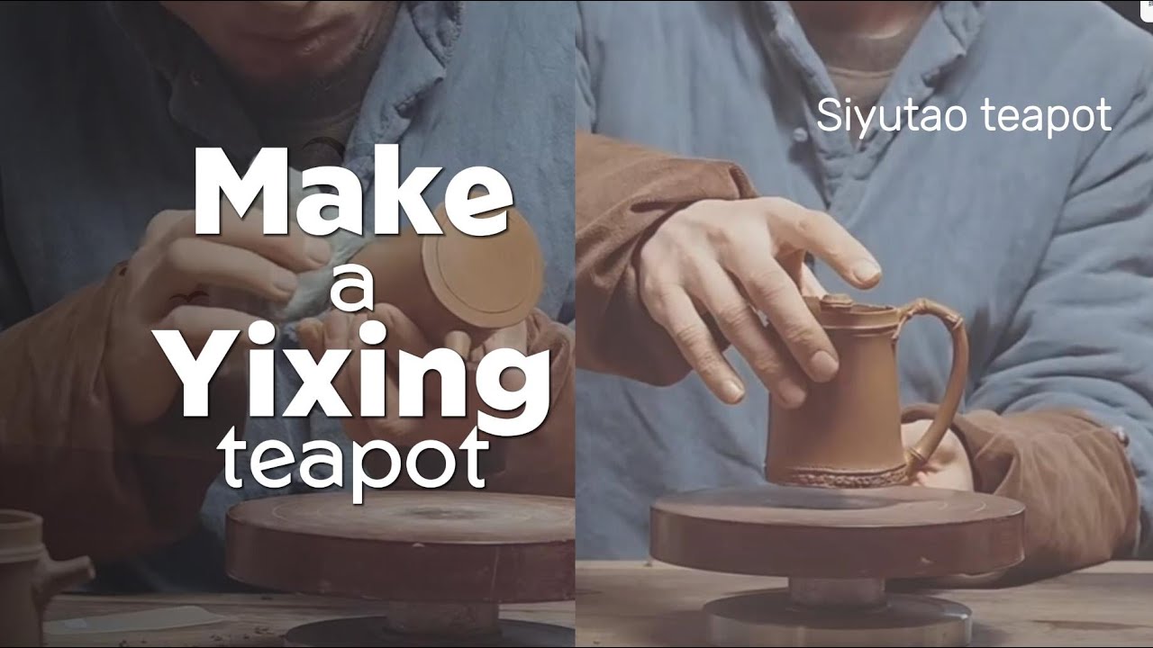 The progress of handcraft a yixing teapot - YouTube