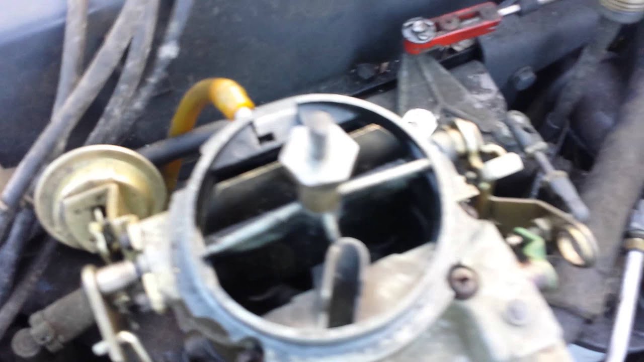 Ford OMC 2.3 first start after sitting over winter - YouTube