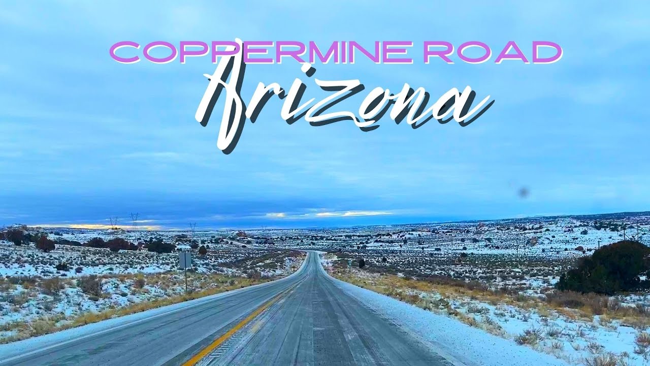 Coppermine Road (Navajo Route 20) Arizona, USA during winter - YouTube