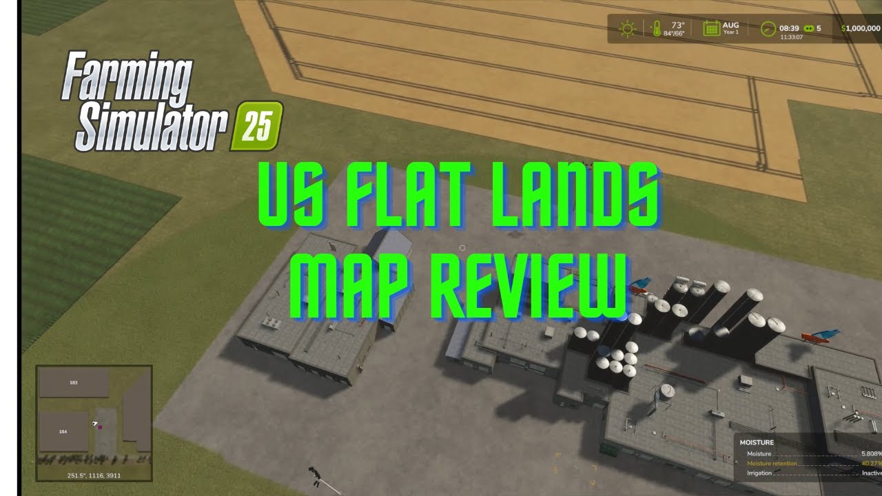 Farming Simulator 25 US Flat Land Map Review - YouTube