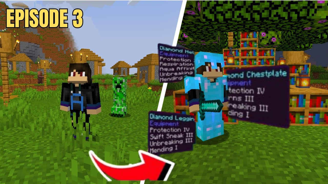 Getting Overpowered in Minecraft🤩| Minecraft Survival Series Episode 3 ...