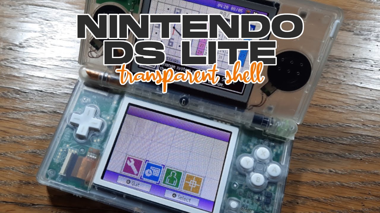 NO talking ASMR | How to reshell a Gameboy DS Lite - YouTube