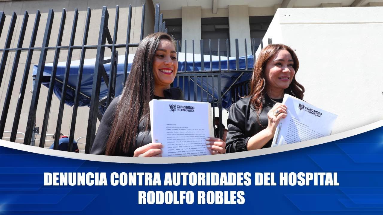 Denuncia contra autoridades del hospital Rodolfo Robles - YouTube