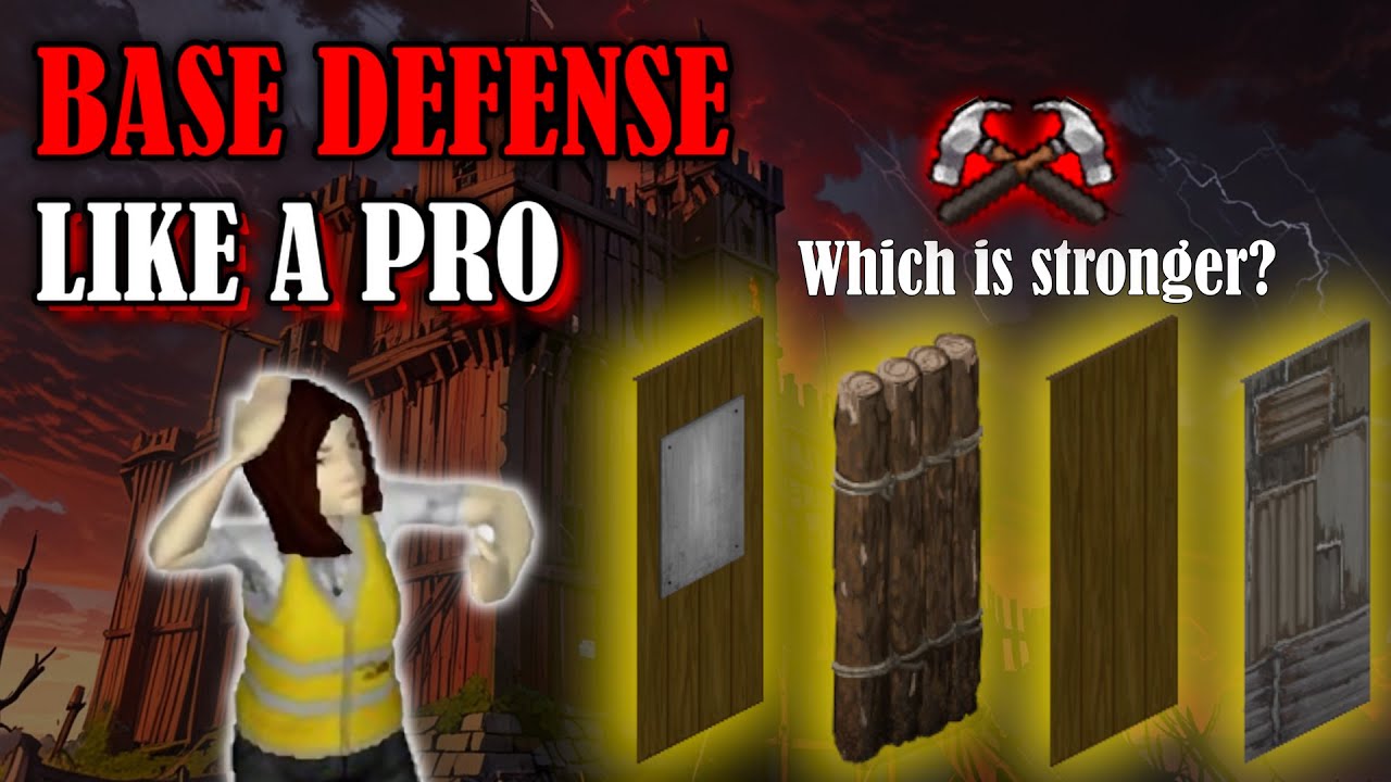 4 Hacks To Build BEST BASE DEFENSE in Project Zomboid! Carpentry ...