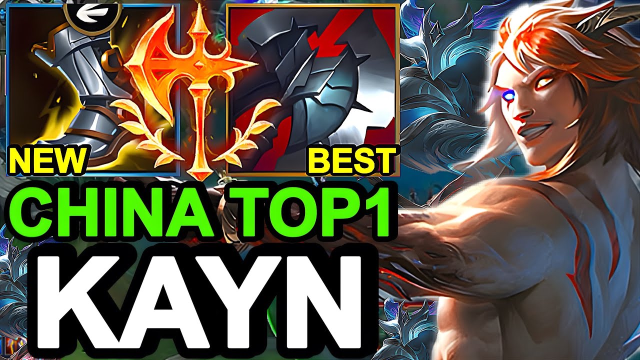 Wild Rift China Top1 Kayn Jungle - New Red Kayn Top1 Fighter Build ...