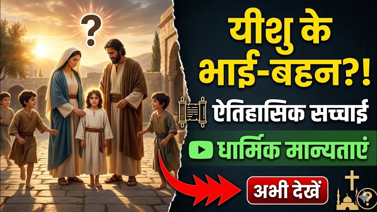 यीशु के सगे भाई-बहन?! 😱 | Jesus Siblings: Historical Truth vs Religion ...