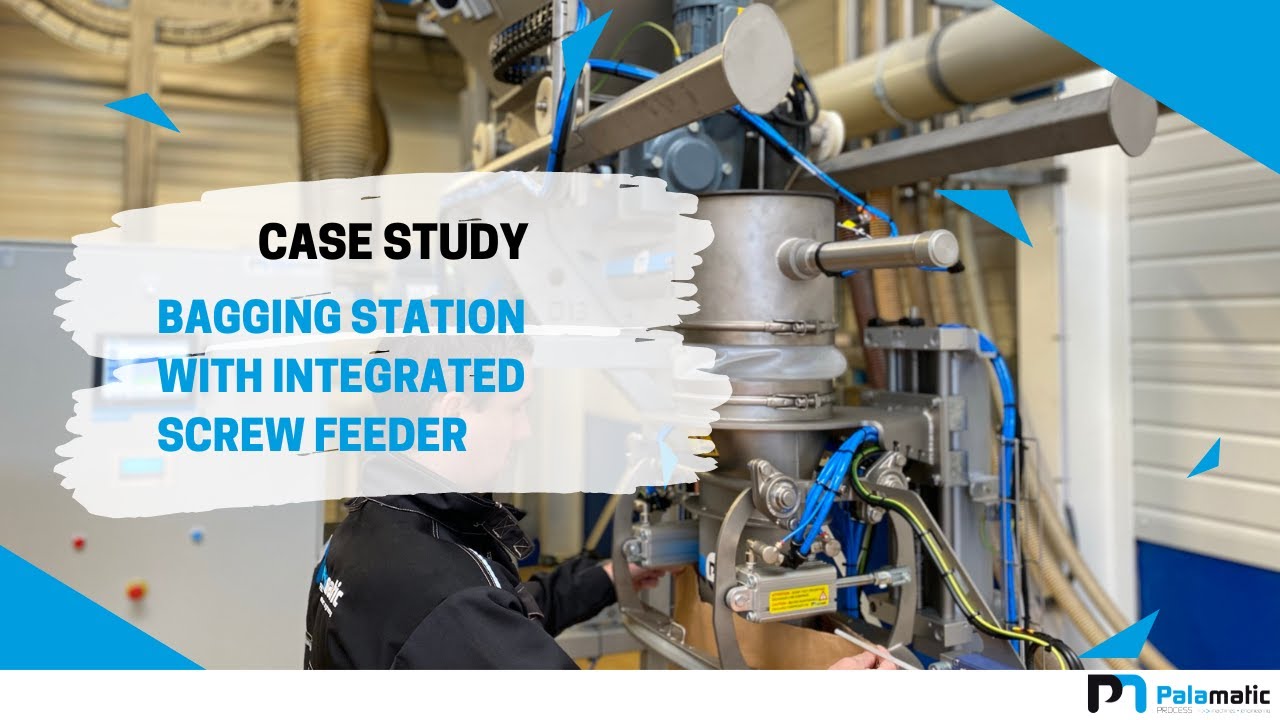 Sack filling station - Bagging station with integrated screw feeder ...