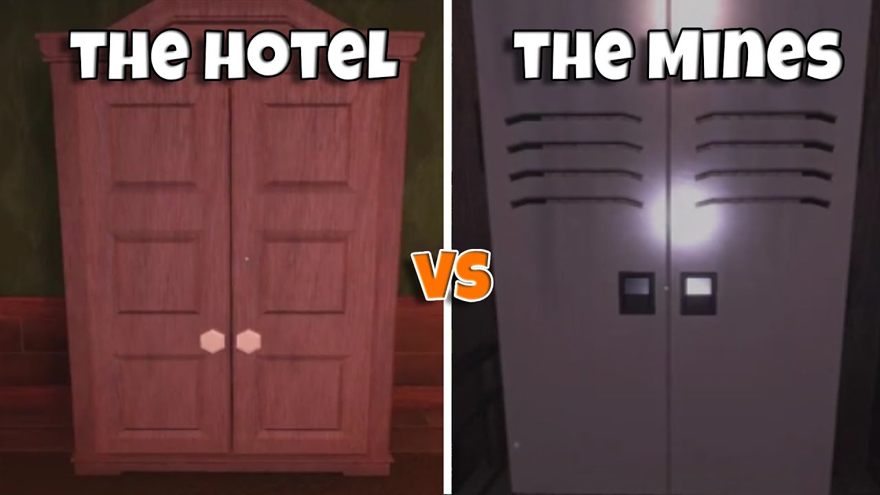 Roblox DOORS Floor 1 VS Floor 2 Hiding Spots! - YouTube