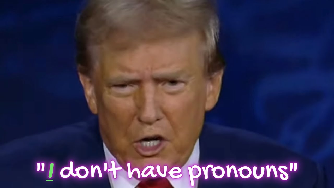 Donald Trump using Pronouns for 9 minutes - Nitpicking #4 - YouTube