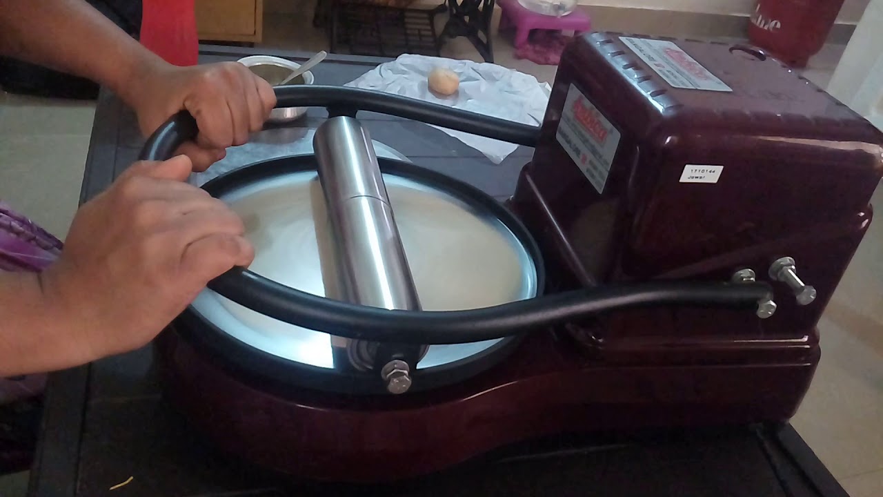 Chapati and roti making machine - YouTube