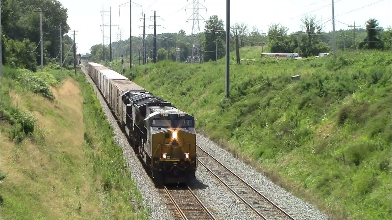 20170804 August 4 2017 CSX Q140 Tropicana Orange Juice train ET44AC ET44AH CP Berry CSX Trenton ...