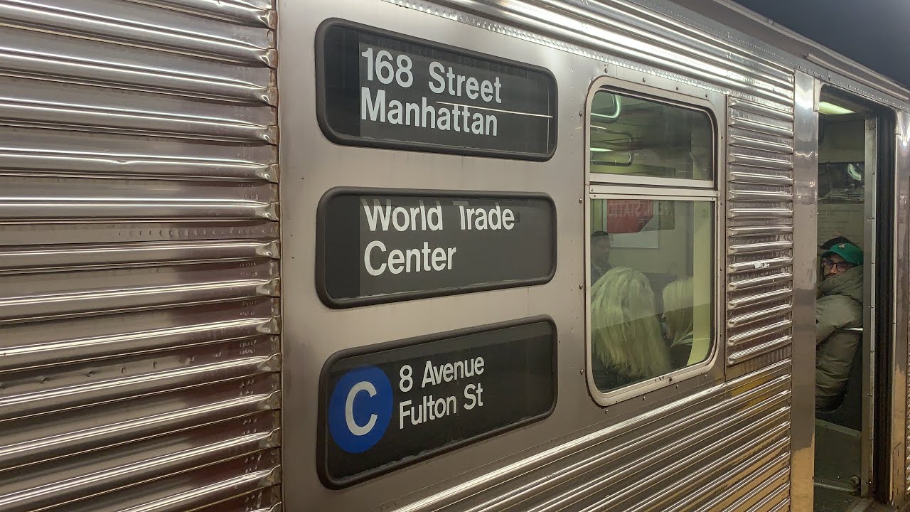 MTA Subway - R32 (C)’s At 34 St-Penn Station - YouTube