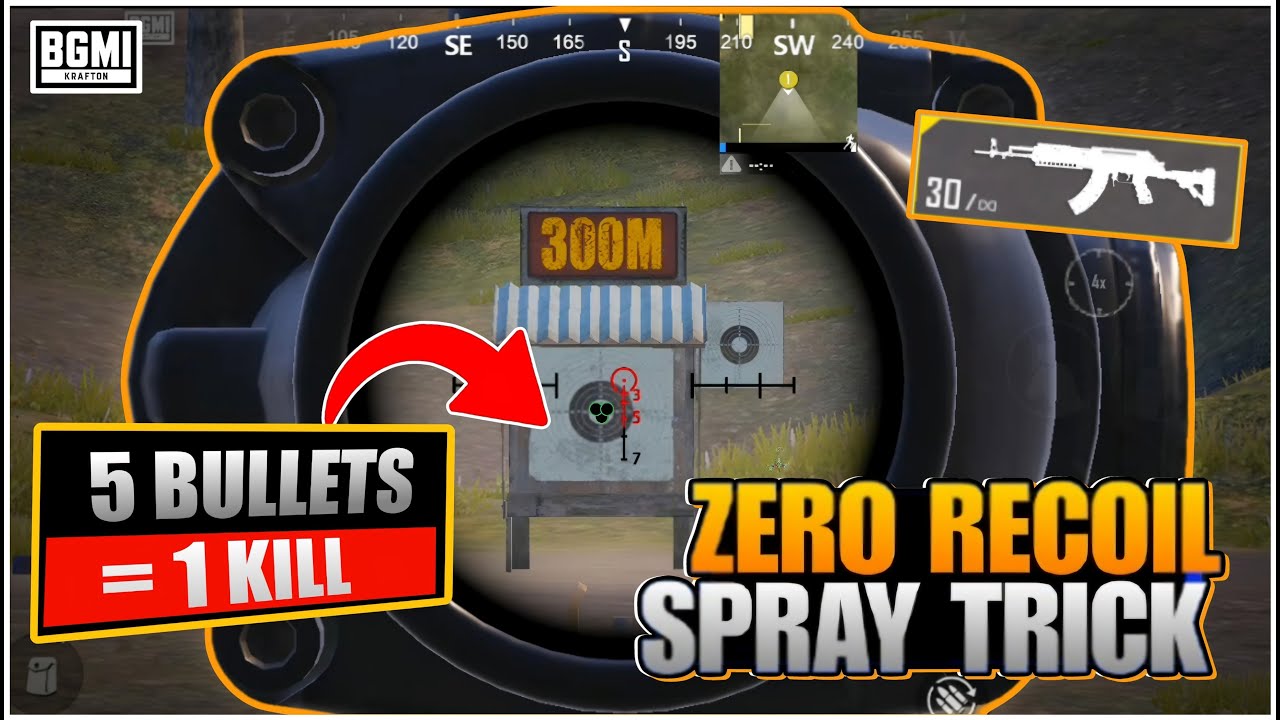 How To Master Zero Recoil Spray Trick | BGMI & PUBG MOBILE - YouTube
