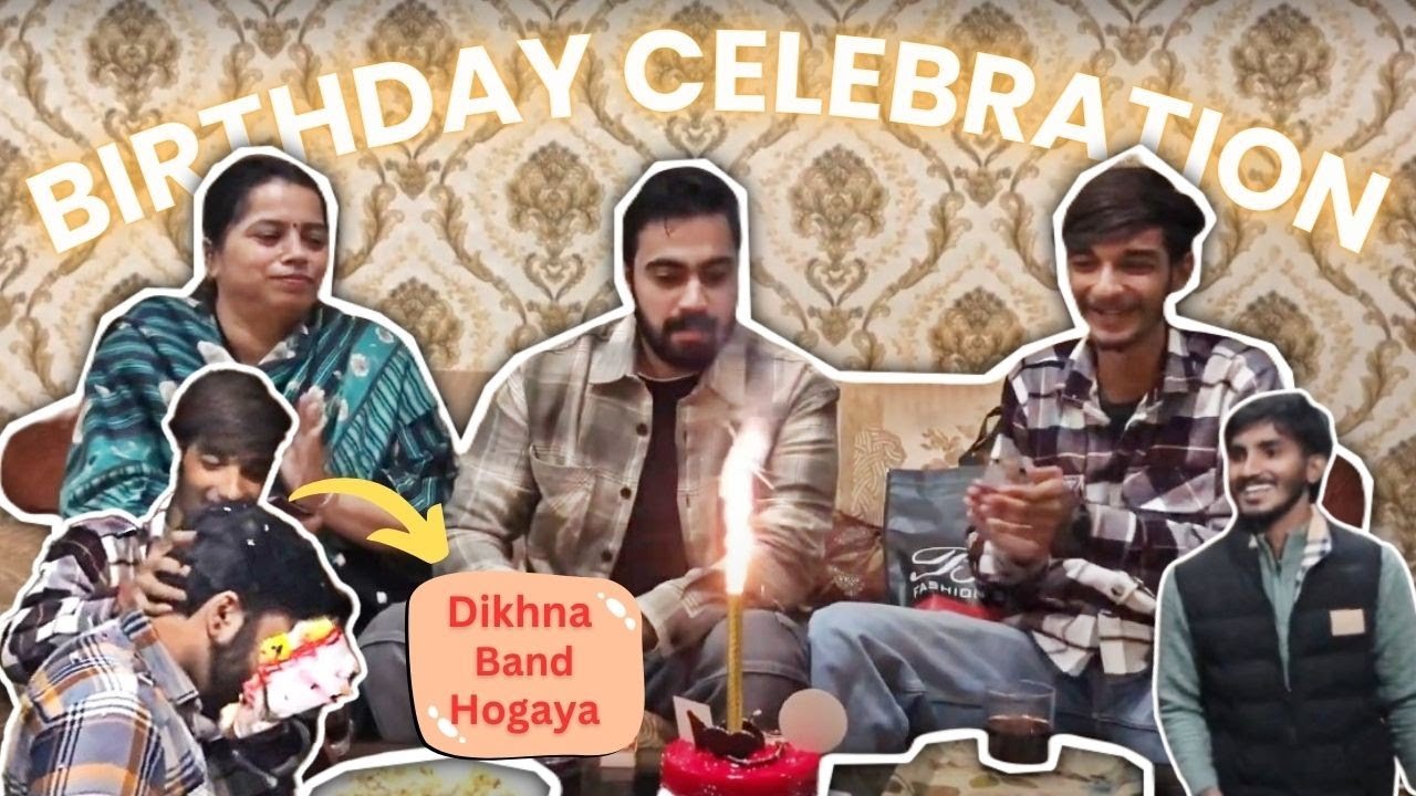 Surprise Birthday Celebration's 🎉🎂 ll Isko to Kuch Dikhh nhi rha 😂😂 ll ...