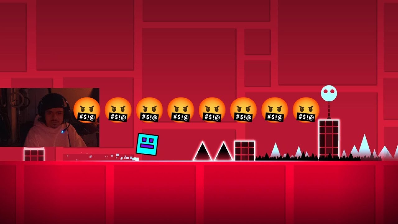 Speed Running Geometry Dash Levels 1-3 - YouTube