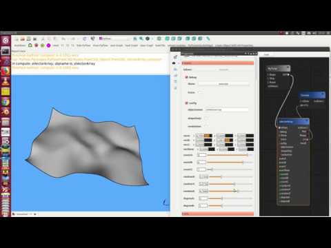 FreeCAD with PyFlow: generator for vector arrays, grids and bspline surfaces - YouTube