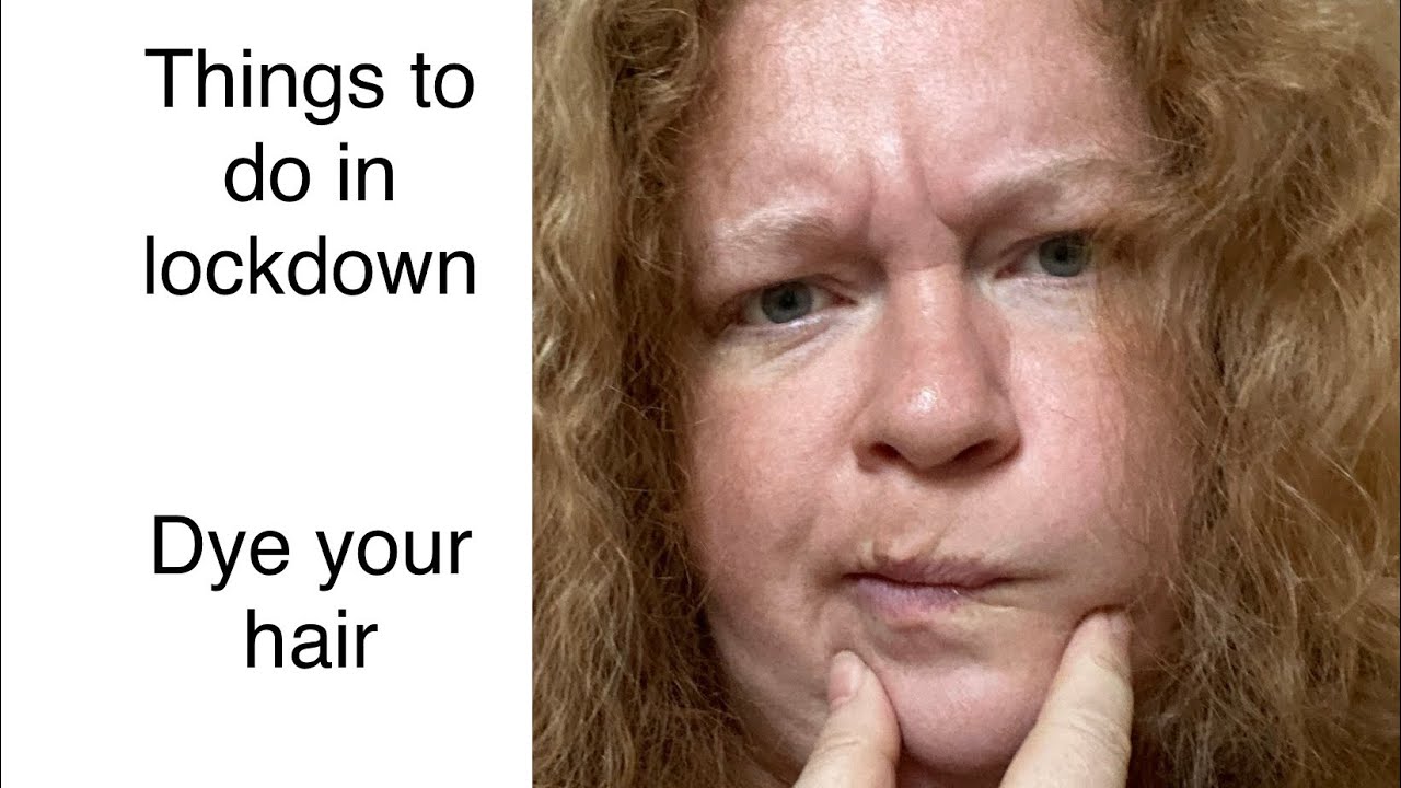 Things to do during lockdown: part 1 - see if your ginger hair will dye multicoloured - YouTube