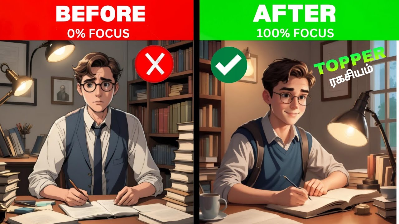 10 Study Hacks For Students in Tamil | Study Less Get More Marks 🔥 | Study Thambi | - YouTube