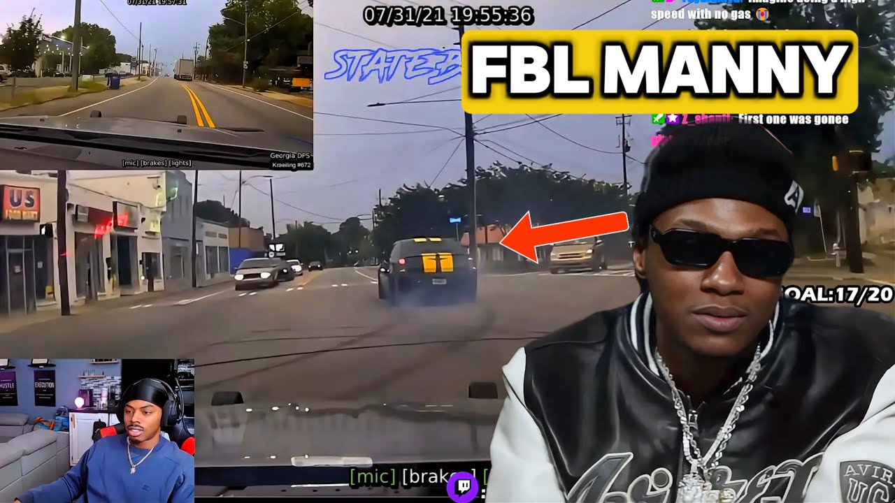 Rapper FBL Manny takes state troopers on high speed 😯 - YouTube