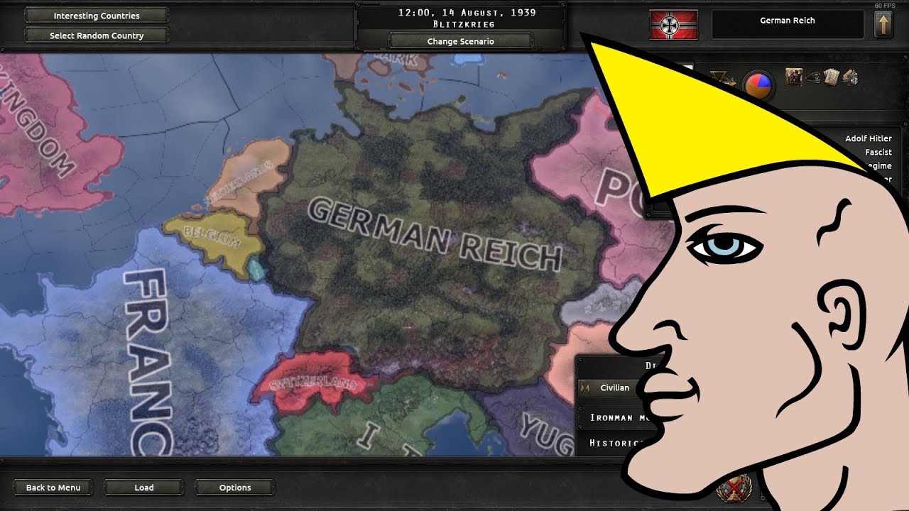 GIGA CHAD GERMANY(Blitzkrieg HOI4) - YouTube