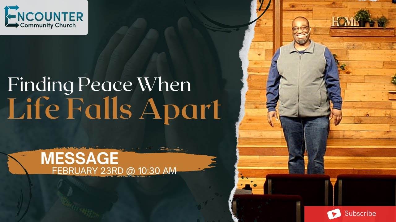 Finding Peace When Life Falls Apart - Message Only - YouTube