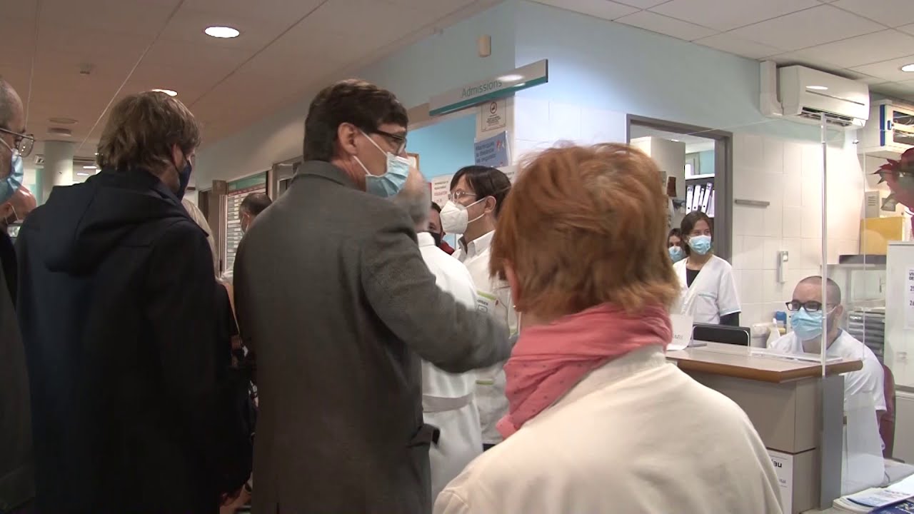 Salvador Illa visita el cap de Centelles - YouTube