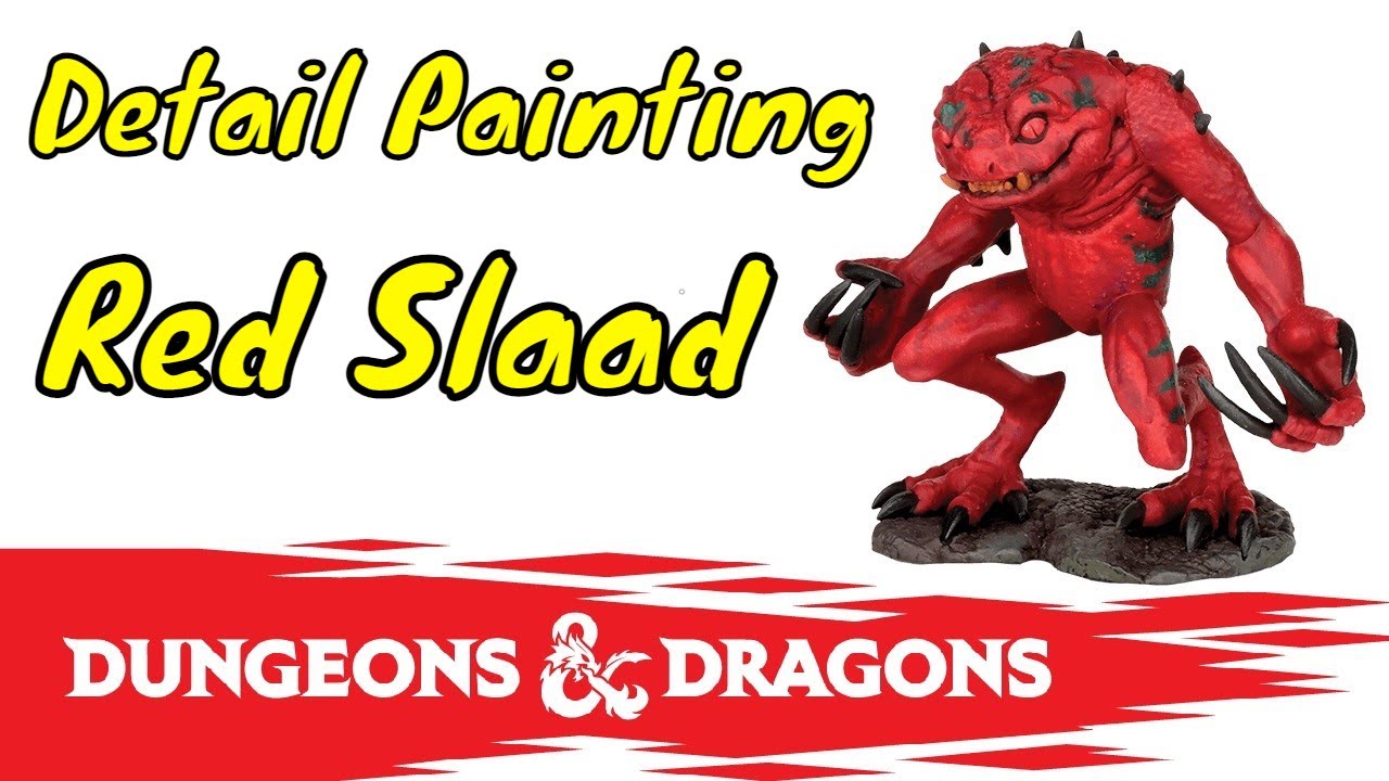 Detail Painting Red Slaad Miniature (Nolzur's) D&D Chat part 2 🔴LIVE ...