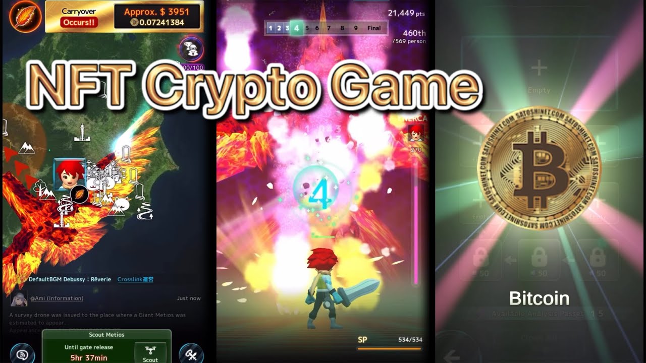 Crosslink NFT Crypto Game Earn Bitcoin iOS android Walkthrough - YouTube