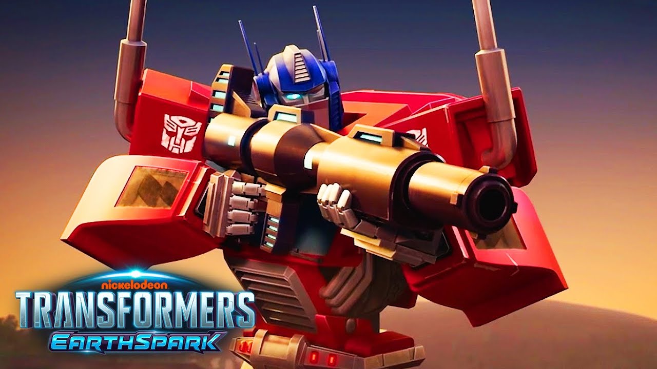 Optimus Prime Takes Aim | Transformers: EarthSpark | Animation ...