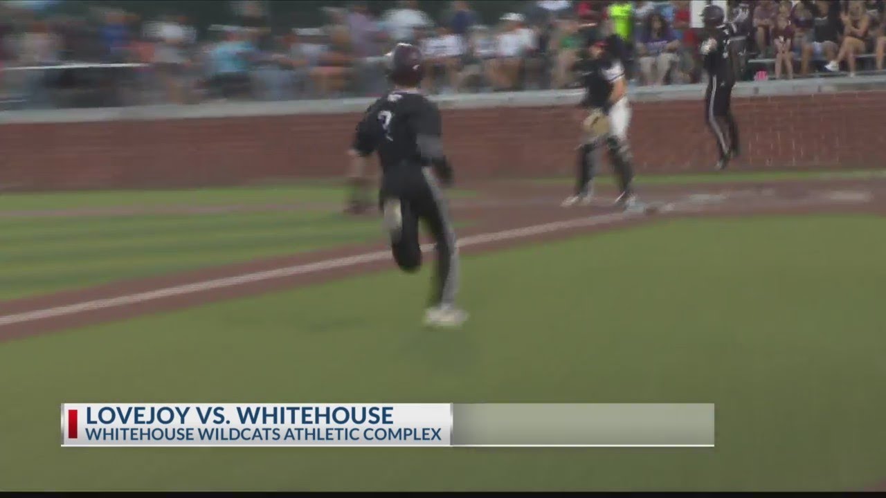 Whitehouse baseball beats Lovejoy 2-1 - YouTube