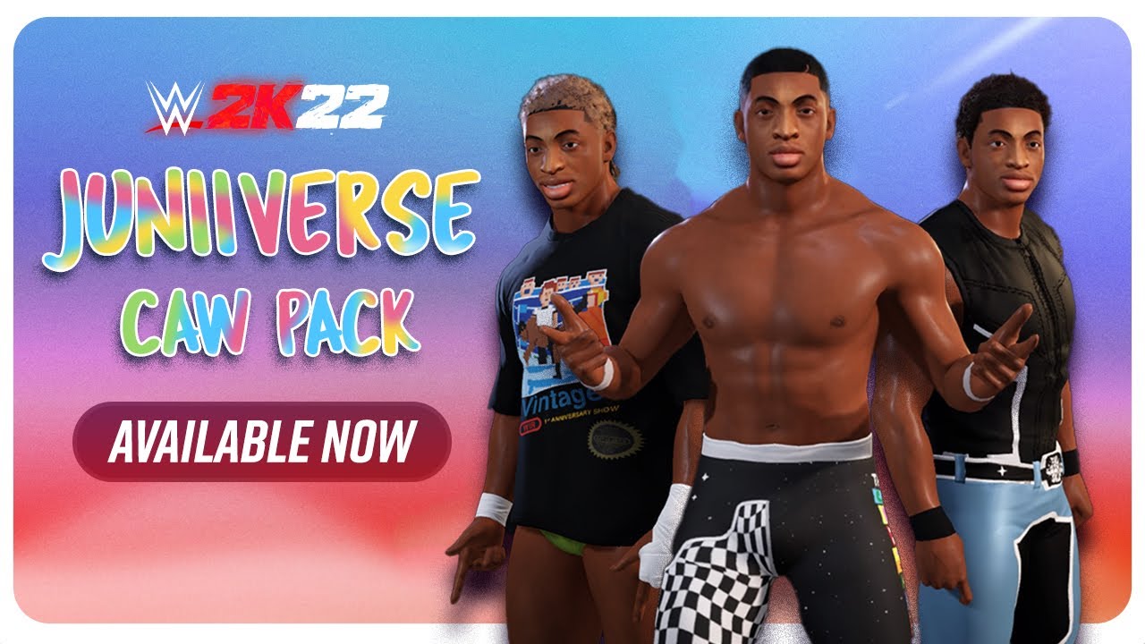 WWE 2K22 | Juniiverse Caw Showcase Pack - YouTube