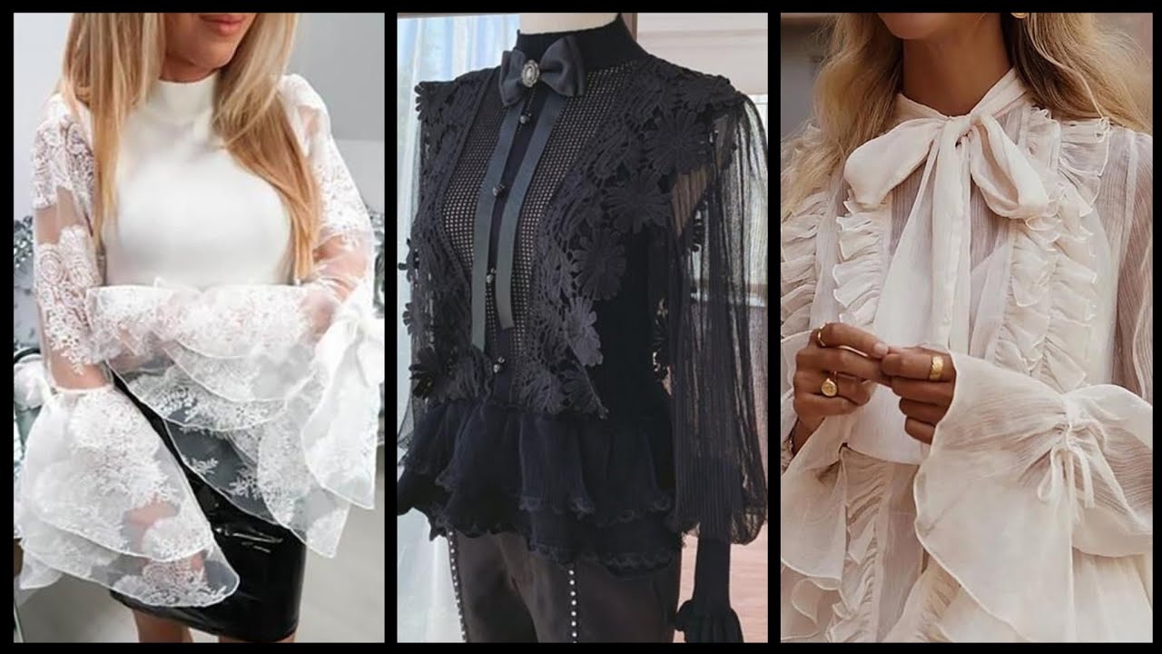 Most beautiful casual chiffon top for professional women and young ...