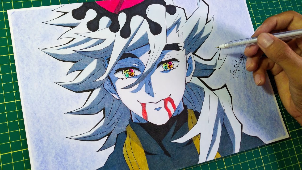 Drawing DOUMA - Upper Moon 2 | Kimetsu no yaiba (Demon Slayer) - YouTube